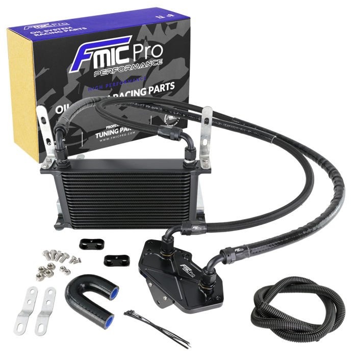 Engine oil cooler kit FMIC.Pro for Audi S3 S4 S5 B8 3.0T EA837 FP-OKIT-113 - FMIC