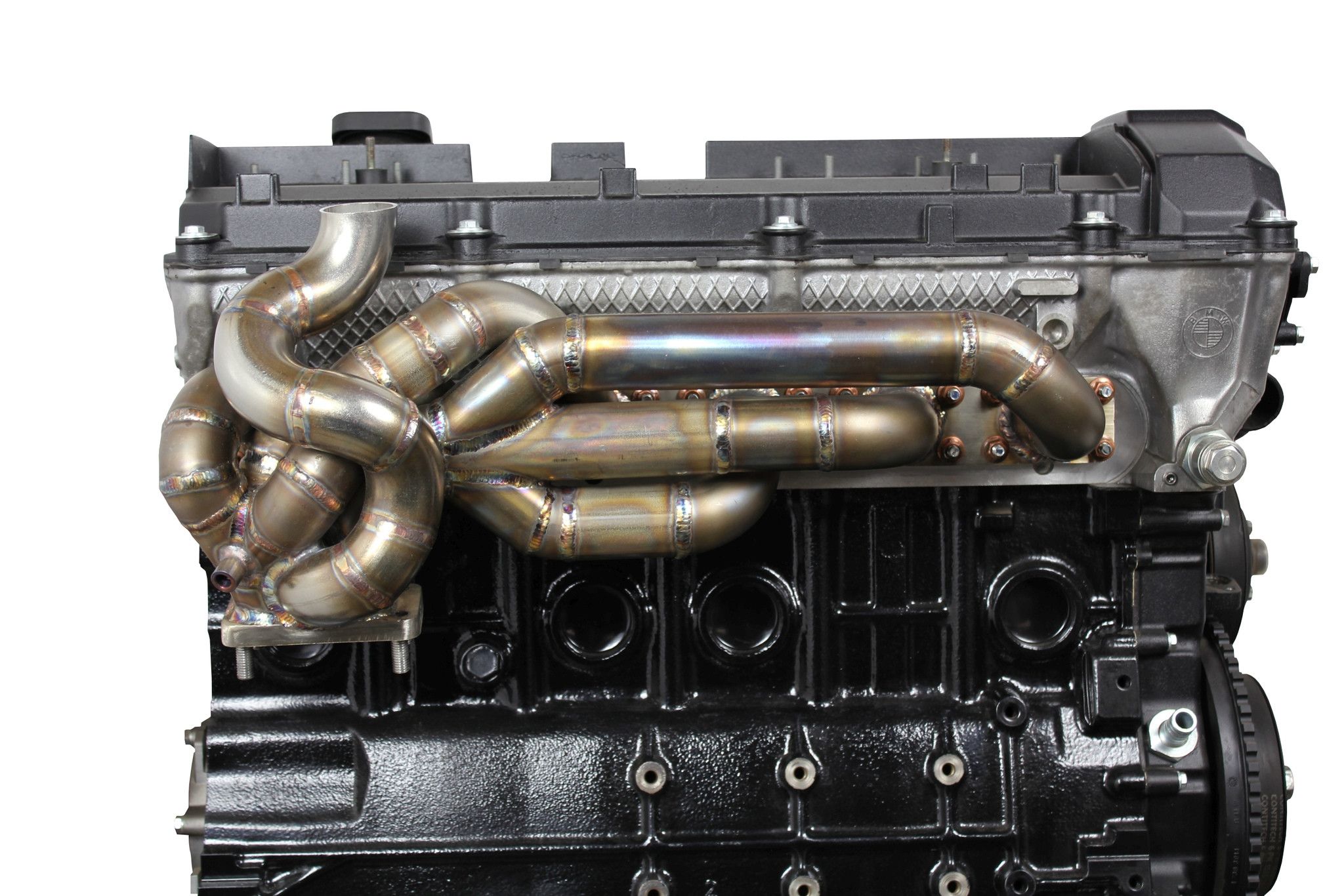 BMW M50 M52 M54 TUBULAR STAINLESS STEEL TURBO EXHAUST MANIFOLD BOTTOM ...