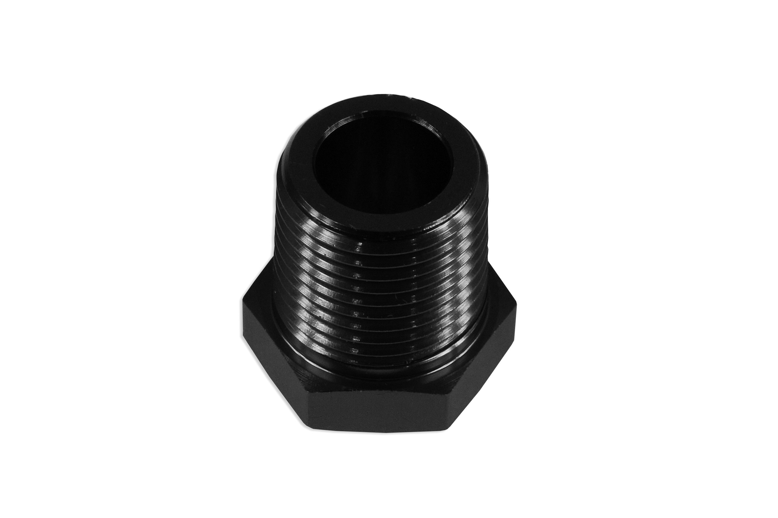 Adapter 3/8 NPT Hex Head Socket Blanking Plug Bung KP9039-06-BLACK - FMIC